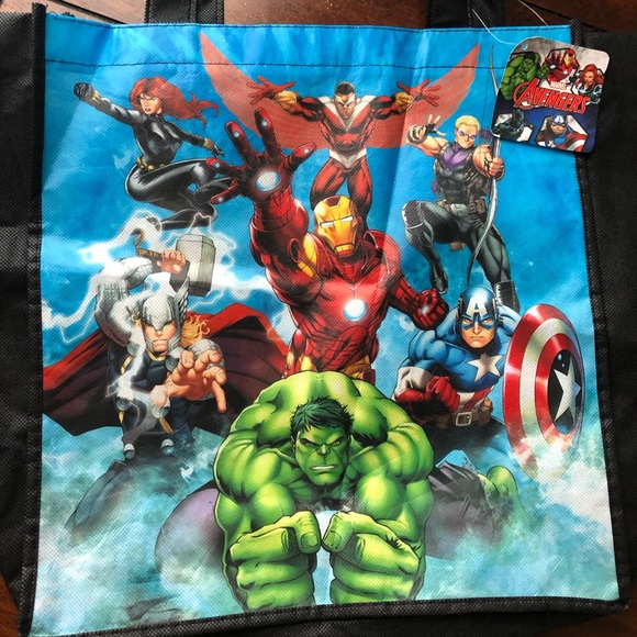 Marvel | Accessories | Nwt Tote Bag Sticker Play Pack | Poshmark